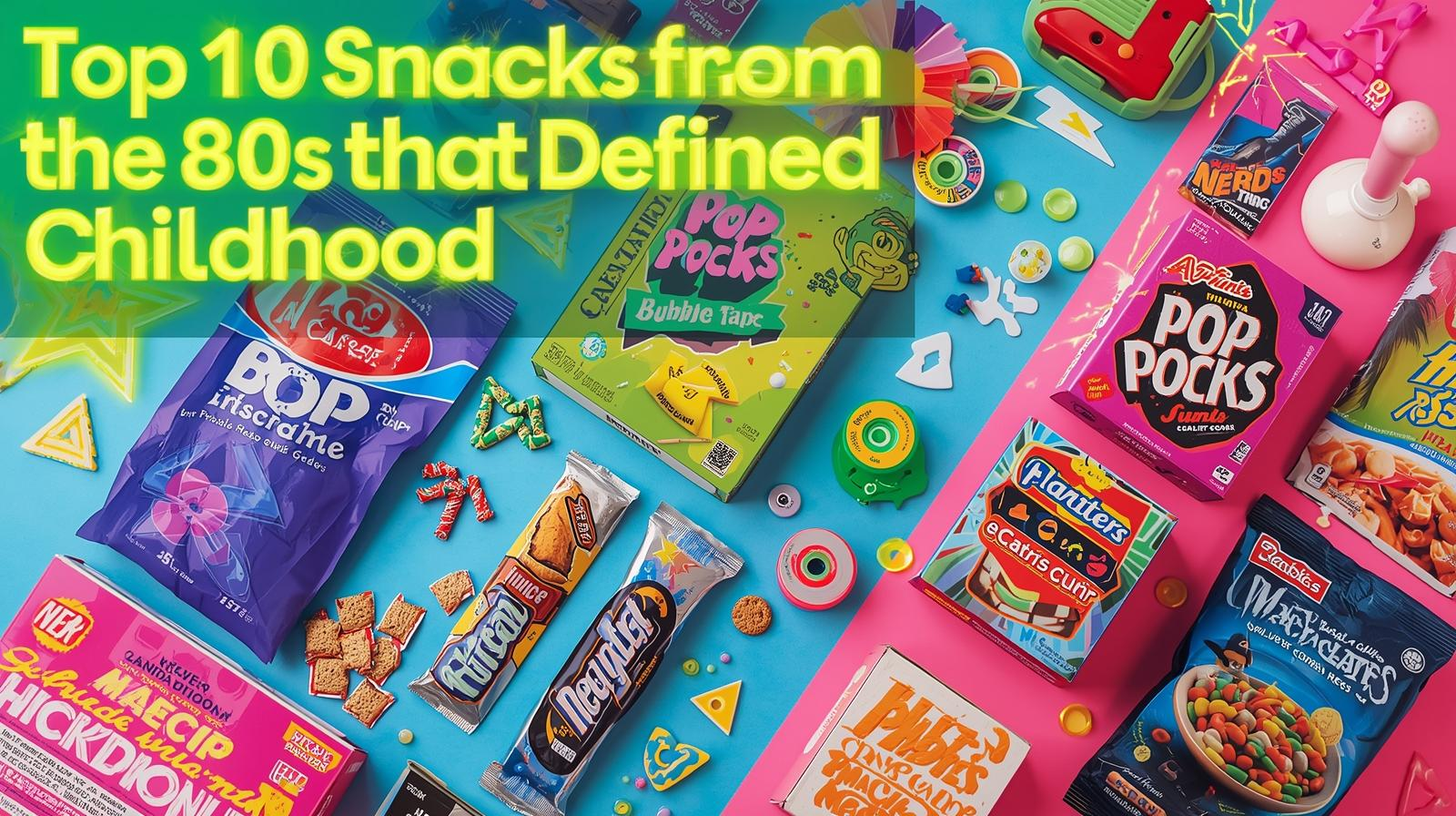 Snacks from the 80's That Defined a Generation - Nostalgia Area